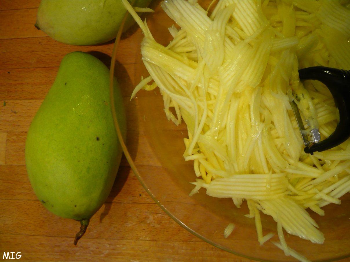 Salade de Mangue Verte – Mes Inspirations Gourmandes