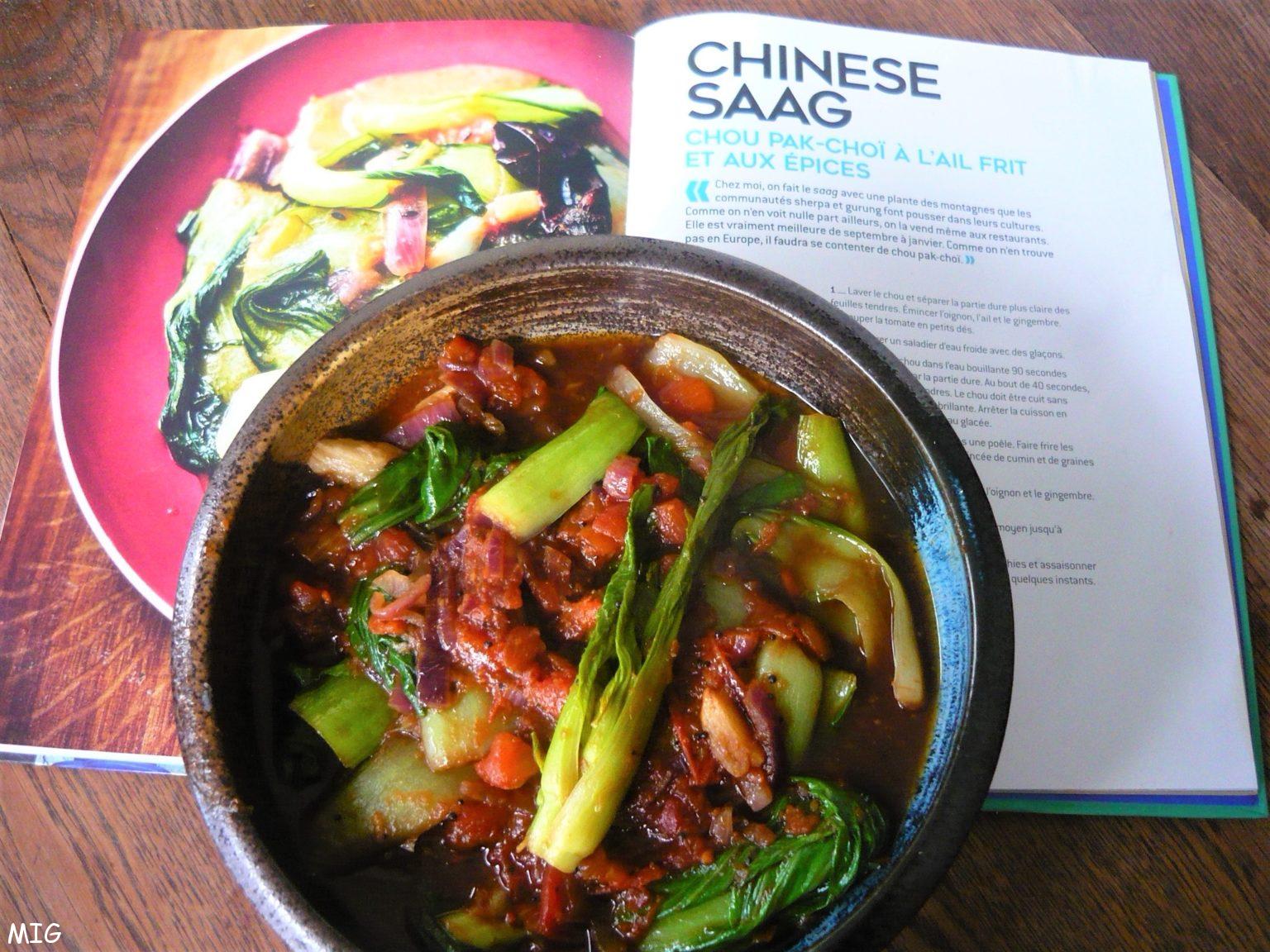 Chinese Saag (Chou Pak-Choï à l’Ail Frit et aux Epices) – Mes ...