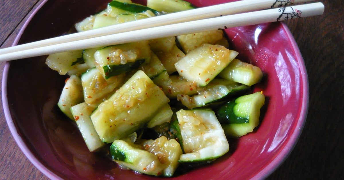 Salade de Concombre Chinoise – Mes Inspirations Gourmandes