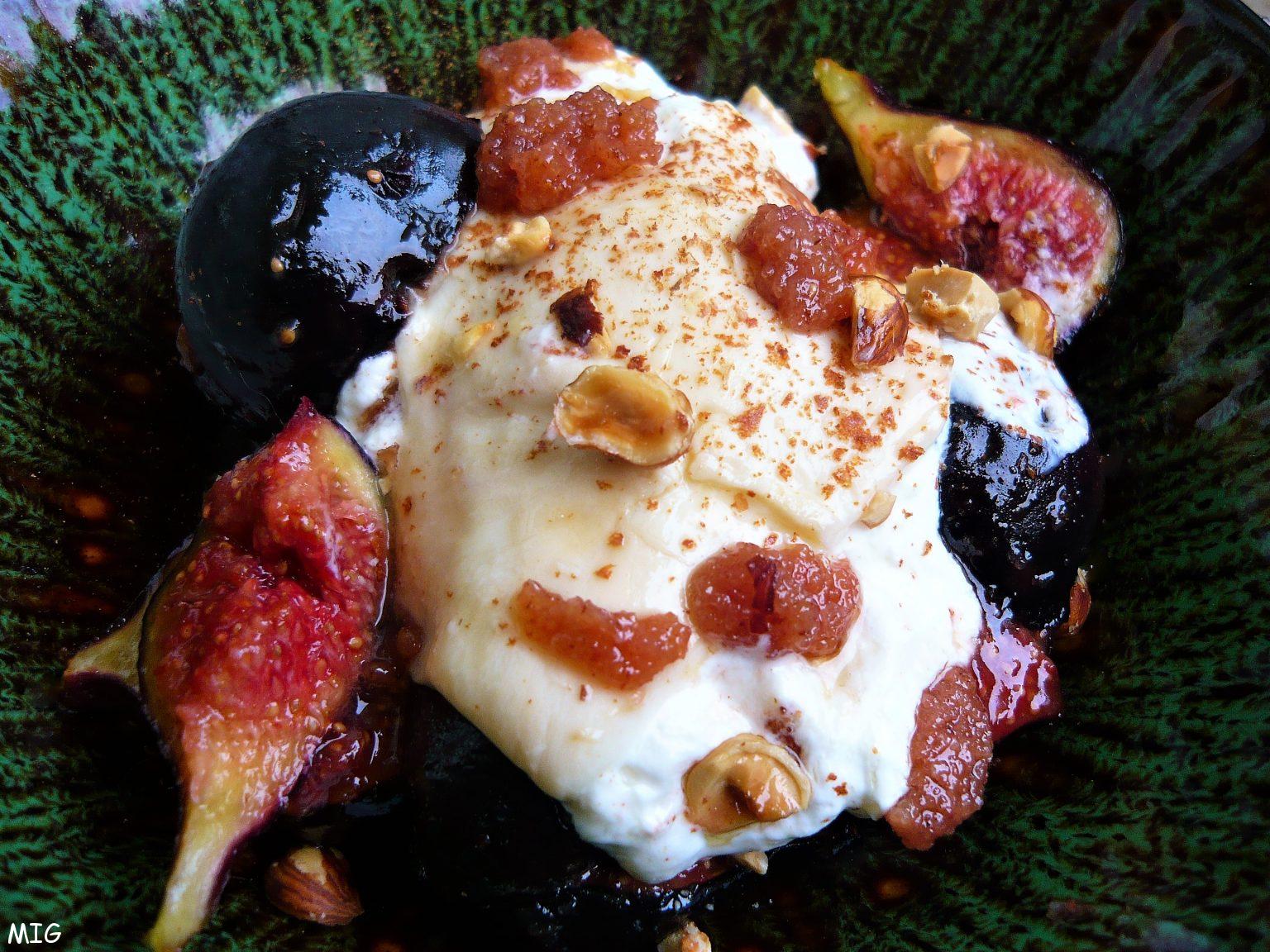 Poêlée de Figues à la Burrata Fumée – Mes Inspirations Gourmandes